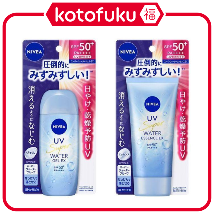 Kao Nivea ยูวี SPF50สุดๆ + PA ++++ เจลน้ำ EX / Water Essence EX (80G) | Lazada.co.th