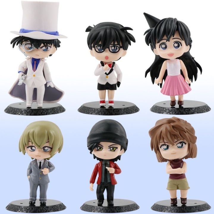 6pcs set Detective Conan And Ran Mouri Ragnarok Online Chibi Mini Big 6pcs set Detective Conan And Ran Mouri Ragnarok Online Chibi Mini Big
