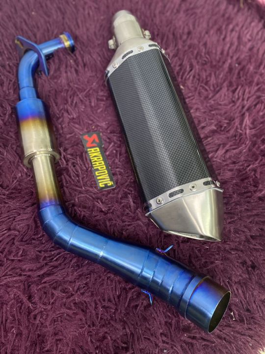 Motorcycle Exhaust Full System For Yamaha NMAX V2 V2.1 AEROX V1 V2 ...