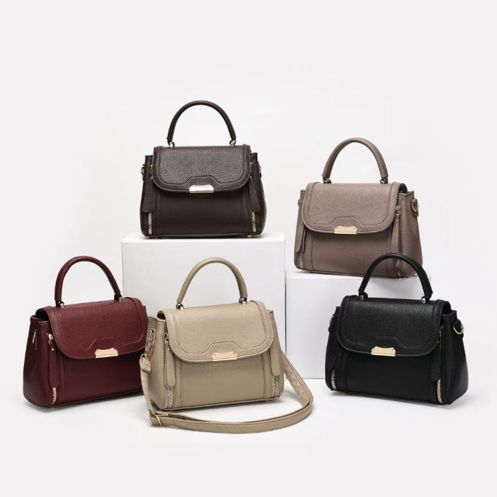 Mumu 5019 Pu Leather Women 2Way Ladies Sling Bag Handbag Shoulder Bags ...
