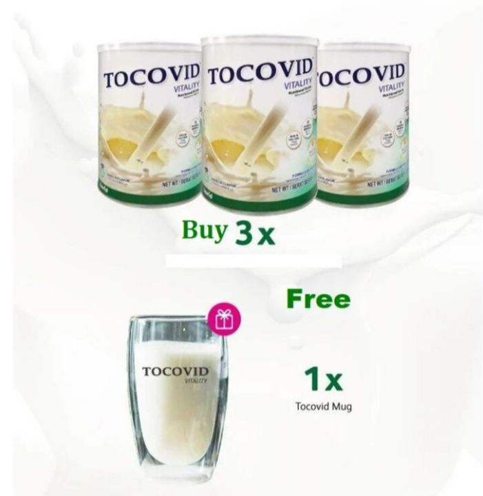 Tocovid Vitality Nutritional Drink Vanilla Flavour (850g) | Lazada