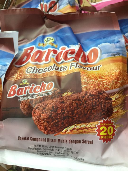 Snack Gandum Baricho Cokelat 7 Gram isi 20 Pcs ( Harga 1 Pack ...