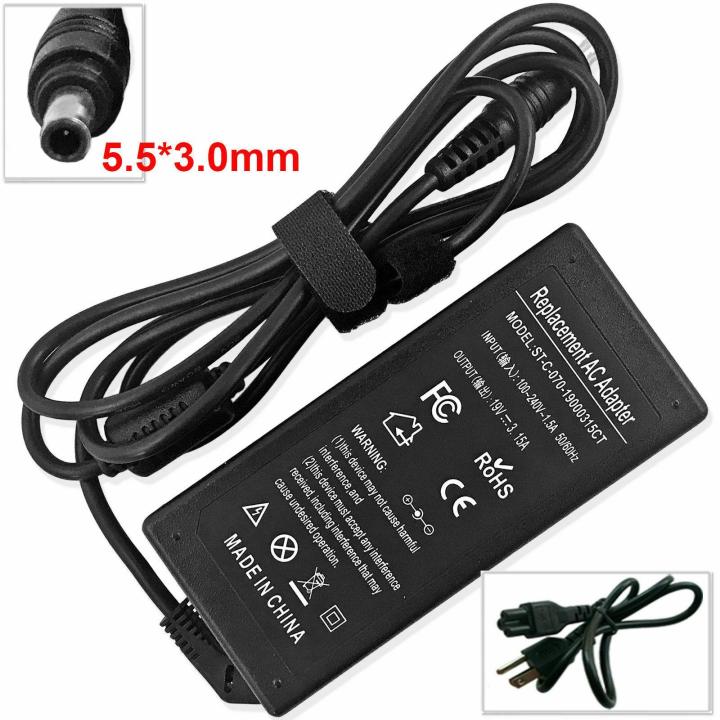 อะแดปเตอร์ชาร์จ AC สำหรับ Samsung N130 N135 N150 N210,สายไฟสำหรับ ...