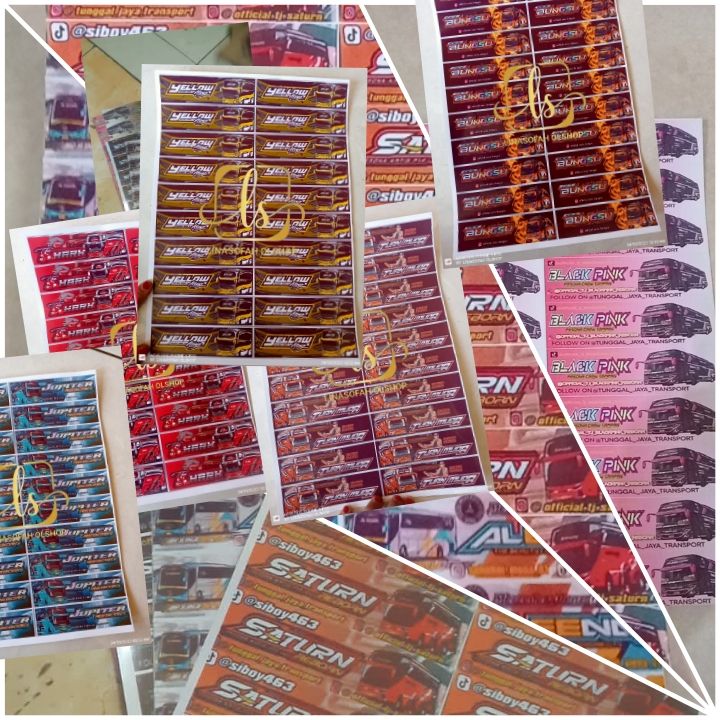 Stiker bus basuri koleksi terbaru lengkap | Lazada Indonesia