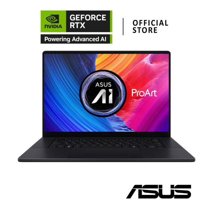 ASUS PROART P16 | NVIDIA GeForce RTX™ 4070 | AMD Ryzen™ AI 9 HX 370 (H7606WI-ME920WF) | Lazada.co.th