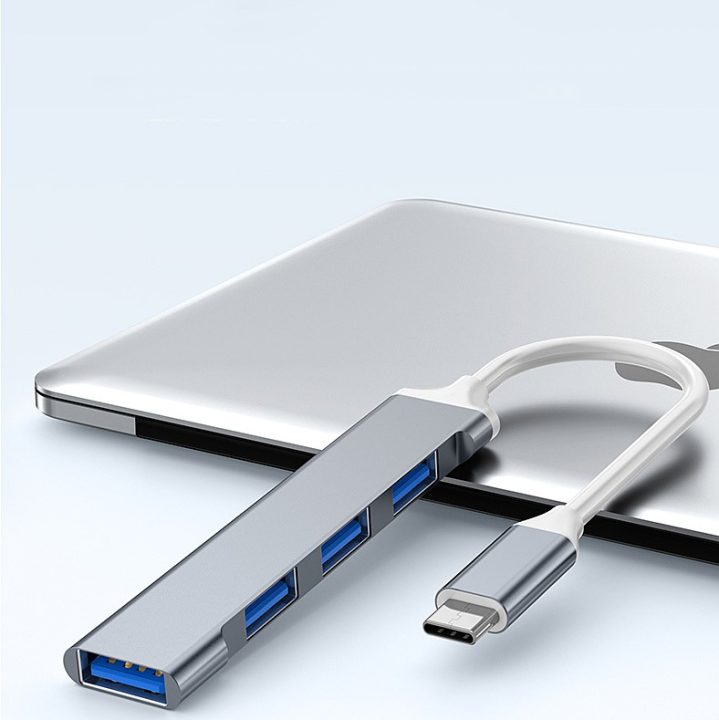 Four Port Usb Hub High Speed Usb 3.0 Multifunction Typec Extender For ...