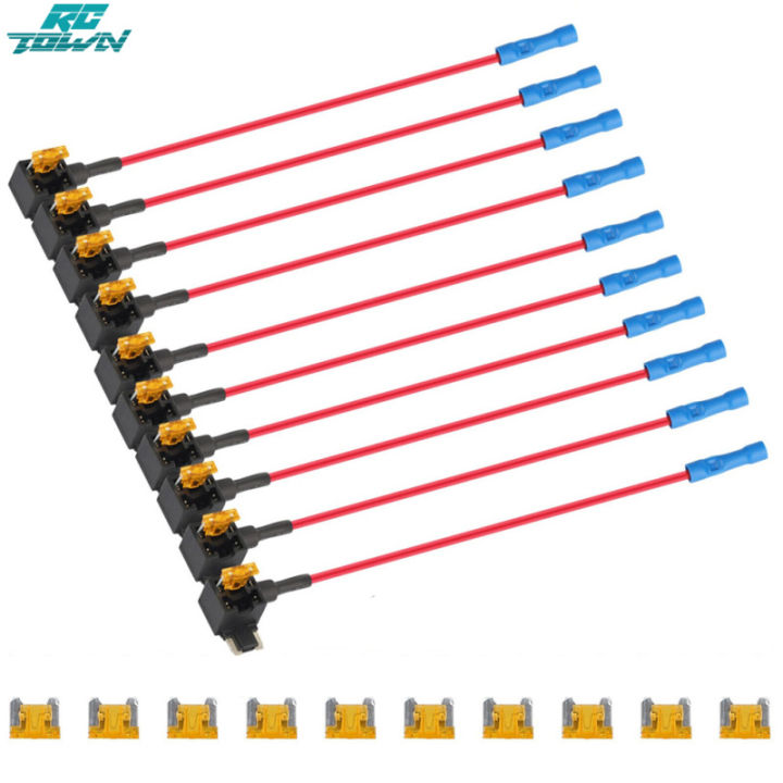 12V Blade Fuse Tap With 5 Amp Low Profile Mini Blade Fuse Automotive ...