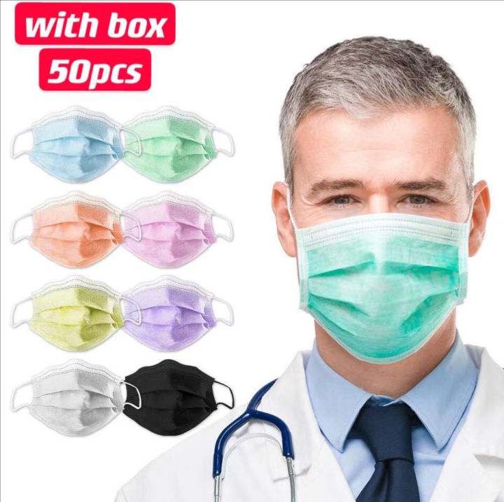 Pure Life Disposable Protective Mask for Adults FDA Approved 50pcs. and ...