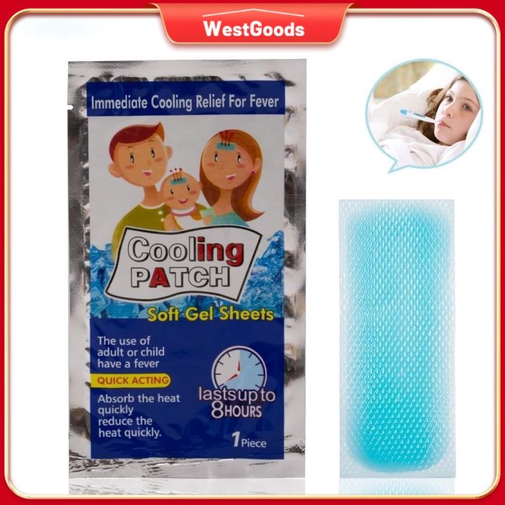 Fever Cooling Pads Down Fever Ice Plaster Anti Hot Lower Temperature ...