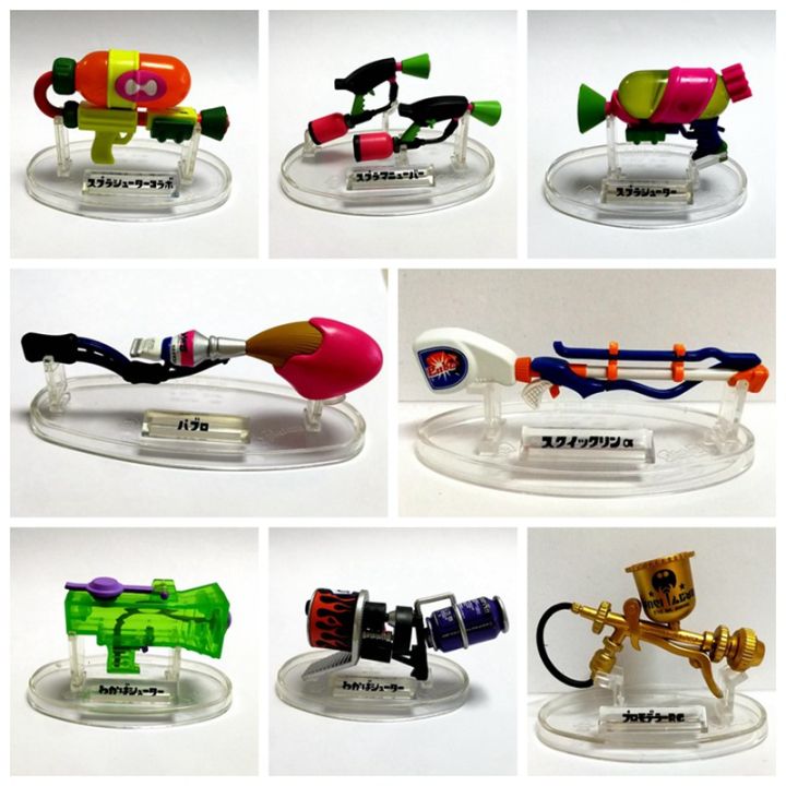 HOT Splatoon Buki Collection 2 /Mini Weapon Display Figure With Display ...