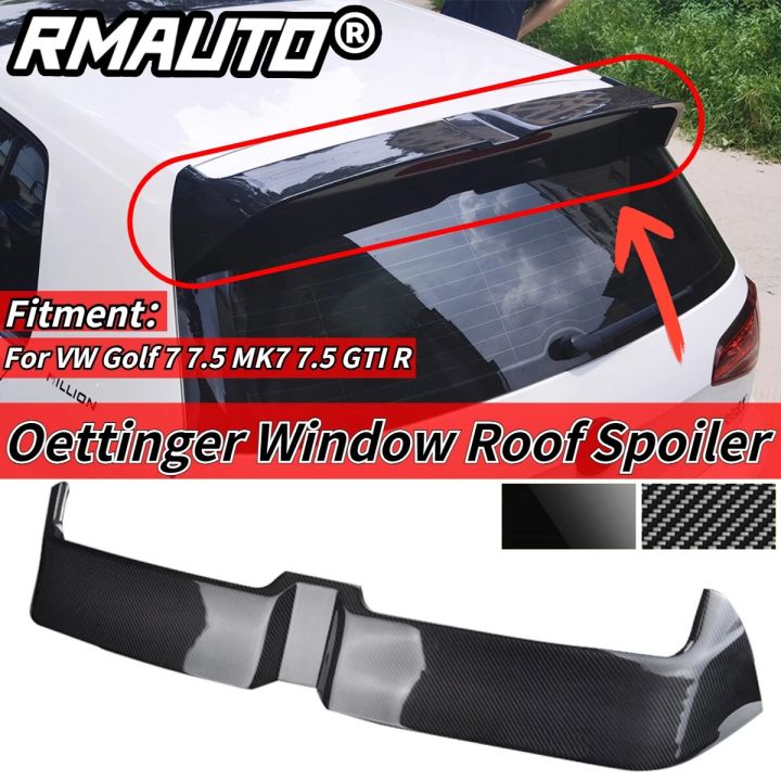 RMAUTO Carbon Fiber Rear Window Roof Spoiler Body Kit For Volkswagen VW ...