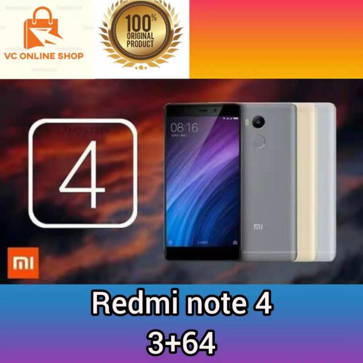 Redmi Note 4 3+64 (original used)-FULL SET BOX | Lazada