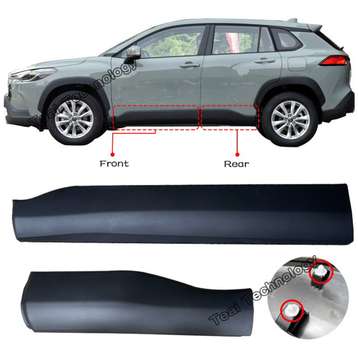 car door body cladding parts for Toyota corolla cross 2020 2021 2022 ...