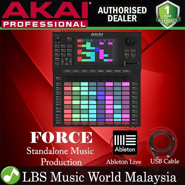 Akai Professional Force Standalone Sampler or Sequencer DJ Performance System with Ableton Link ...