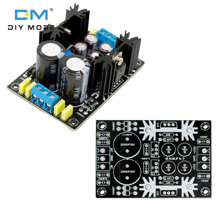 diymore LM317/LM337 AC/DC to DC Step Down Buck Converter AC 0-28V to ...