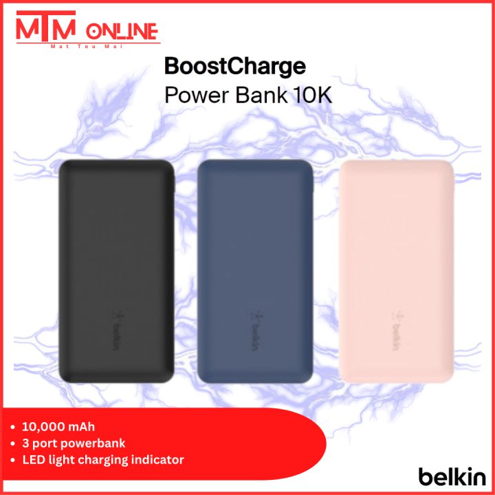 Belkin Powerbank Boostcharge 10k - BPB011BT | Lazada