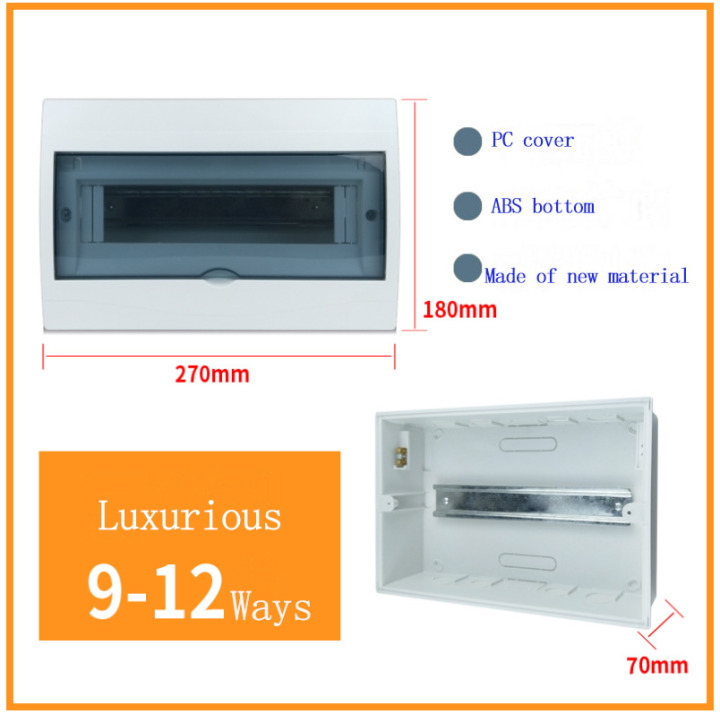 Distribution Box 9-12 ways Plastic | Lazada PH