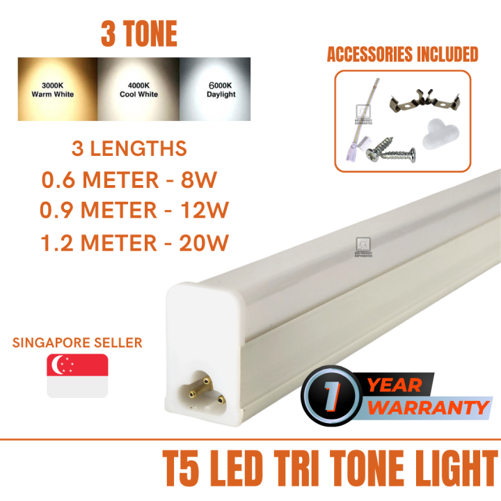 T5 LED Tube Light Ceiling Light Tri Tone | Lazada Singapore