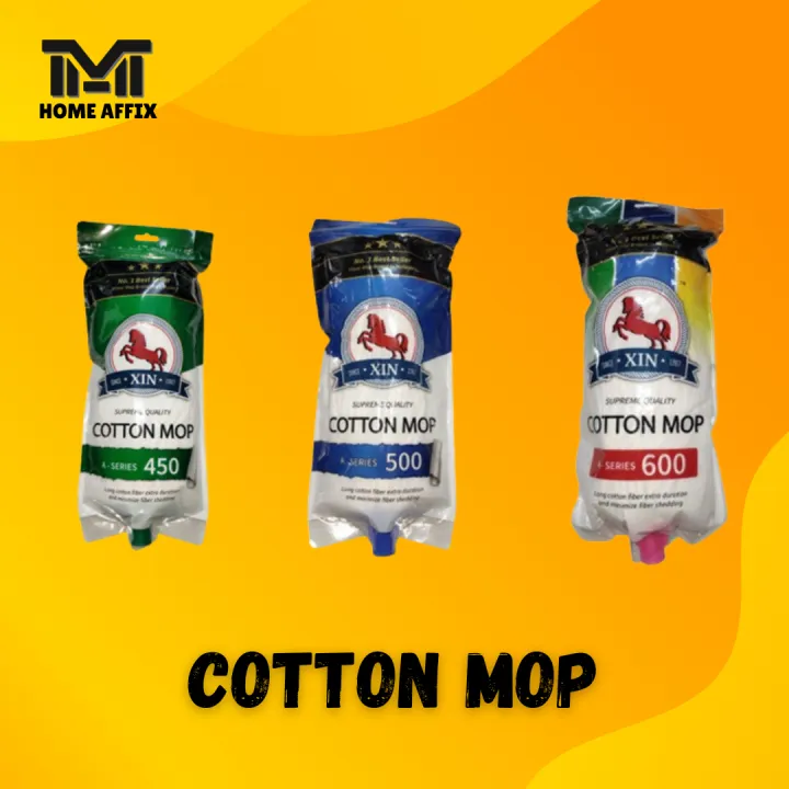 XIN HORSE BRAND A-SERIES COTTON MOP / MOP LANTAI PUTIH | Lazada