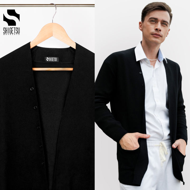Shigetsu SHIMONOSEKI office cardigan Collection for men casual long ...