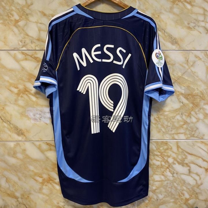 Road 19 messi Argentina jersey the 2006 World Cup soccer uniform shirt ...