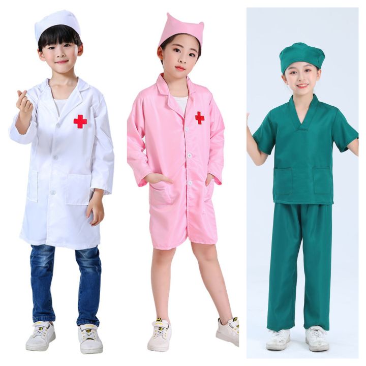 (Ready Stock) Baju Doktor Doctor Nurse Surgeon Costume Cosplay Kids ...