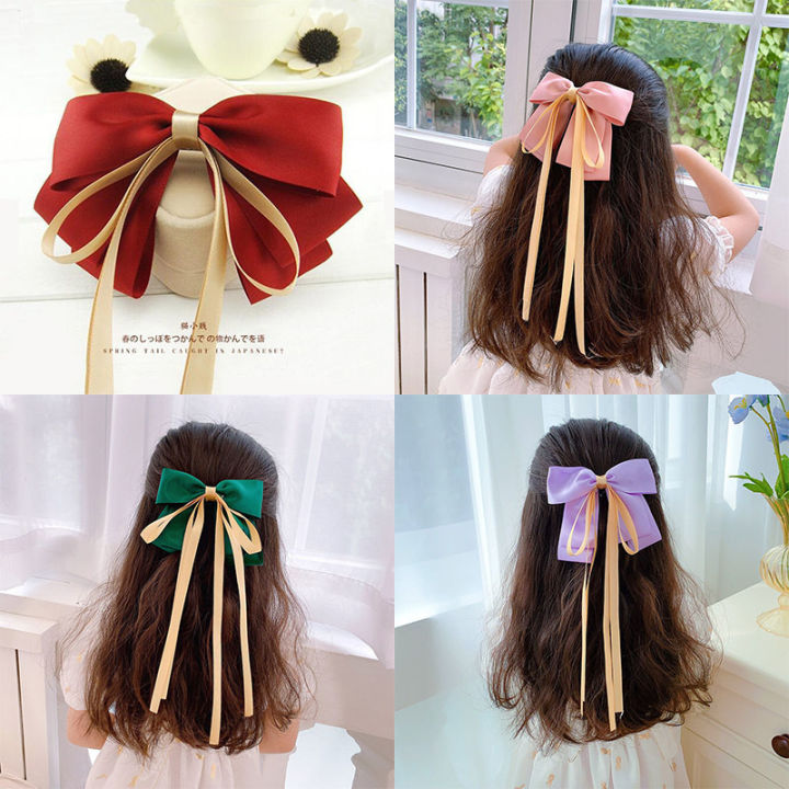 Ribbon Bow Hair Accessories Children Hairpin Hanfu Hairpin Hair Chinese ...