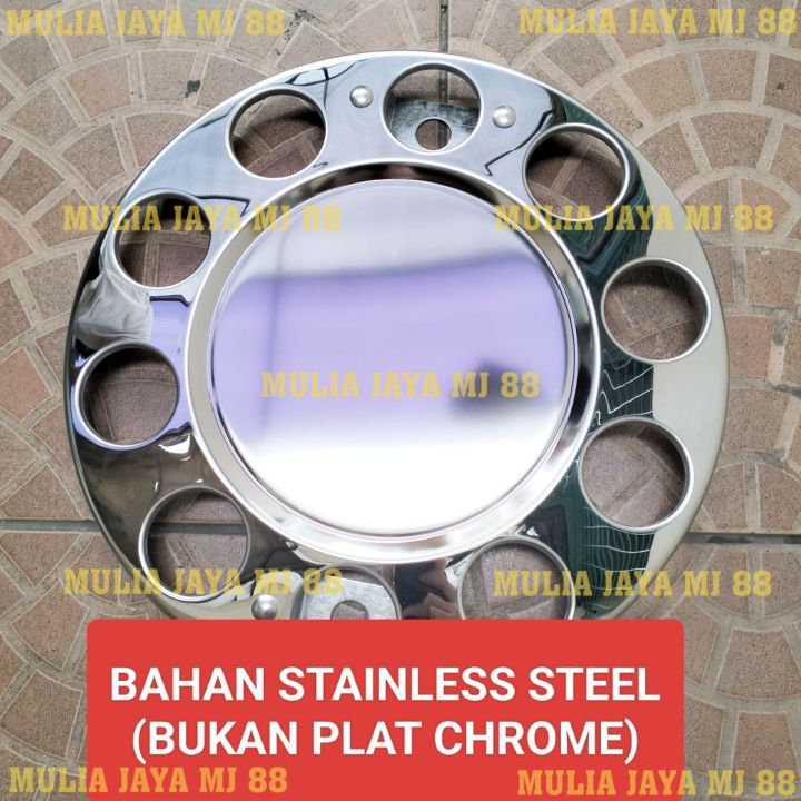 Ring Roda Truk Bahan Stainless Steel (BUKAN PLAT DI CAT CHROME) Ring ...