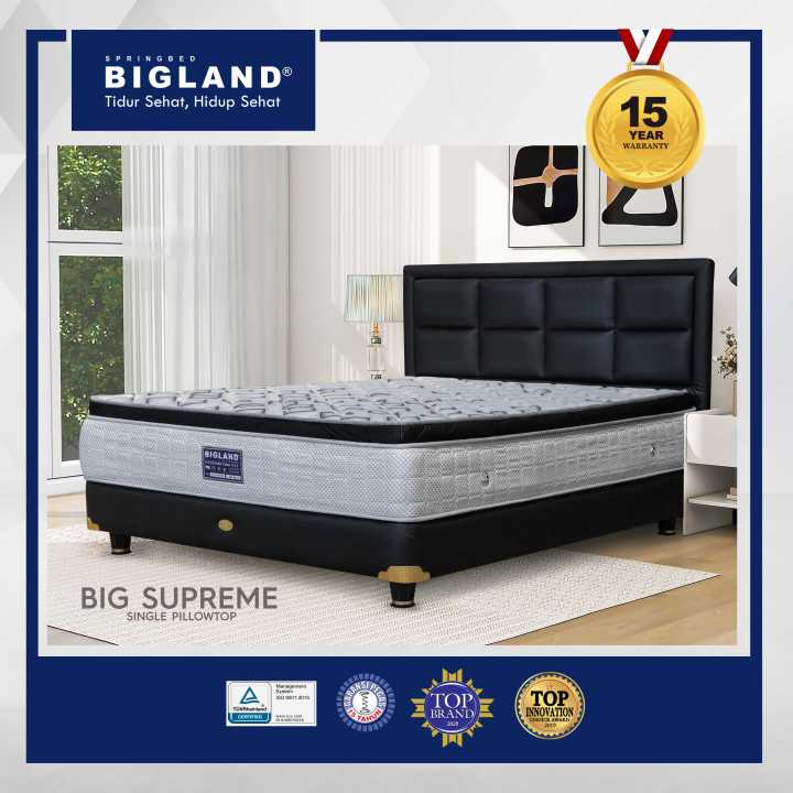 Bigland Springbed Big Supreme - Kasur/Set - Free Bantal Guling | Lazada Indonesia