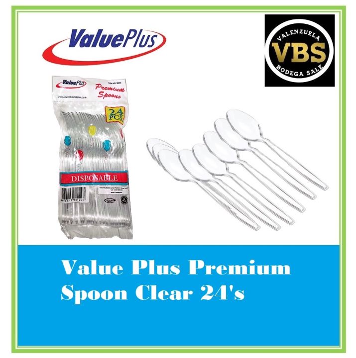 Value Plus Premium Spoon Clear 24's | Lazada PH