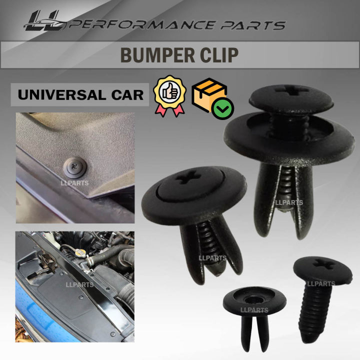 Universal Car Clip Bumper Fastener Clip Car Push Pin Rivet Bumper ...