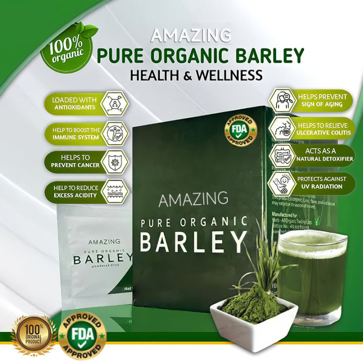 Pure Organic BARLEY Powder from Australia Original Powder Grass Organic ...