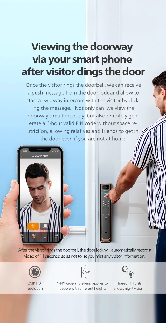 Philips EasyKey Alpha VP Digital Door Lock | Smart Security