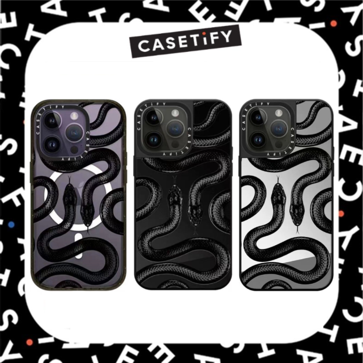 New Casetify Black Snake King with MagSafe Case for iPhone 15 Pro Max ...