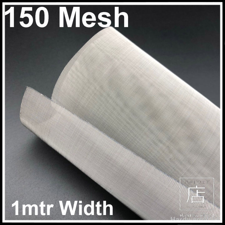 Stainless Steel Wire Mesh SS 304 Netting 150 mesh 1mtr Width SS304 Fine ...