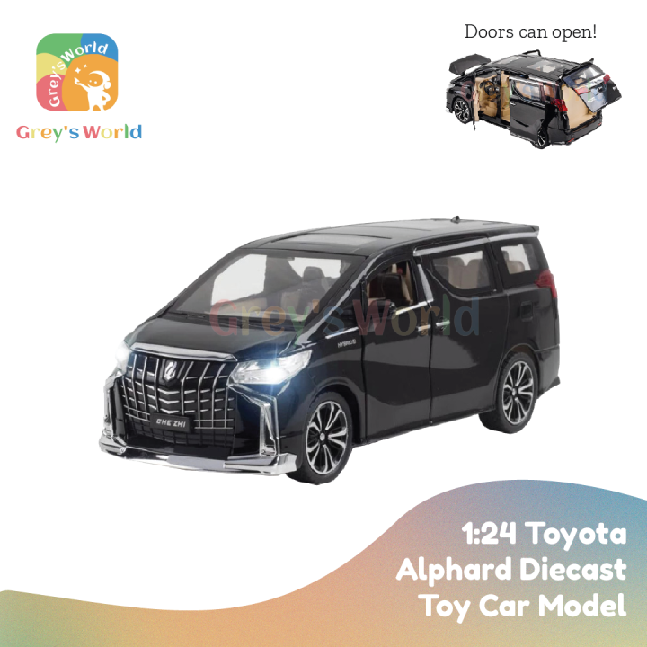 [Grey's World]1:24 TOYOTA Alphard Alloy Die Cast Model, Sound and Light ...