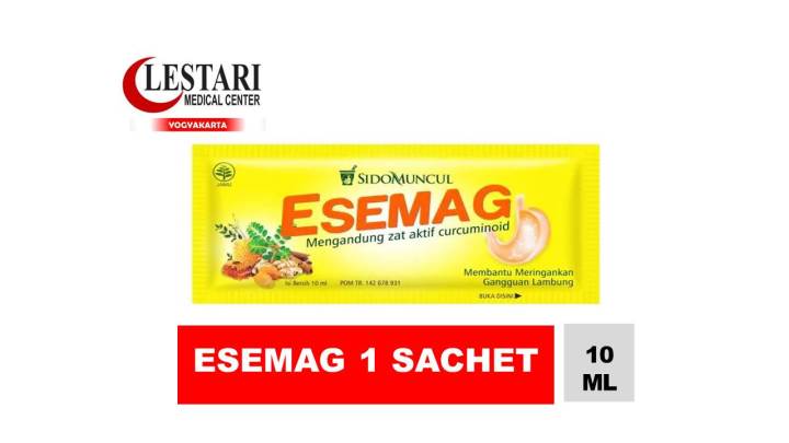Esemag 1 Sachet 10 Ml lambung dan pencernaan | Lazada Indonesia
