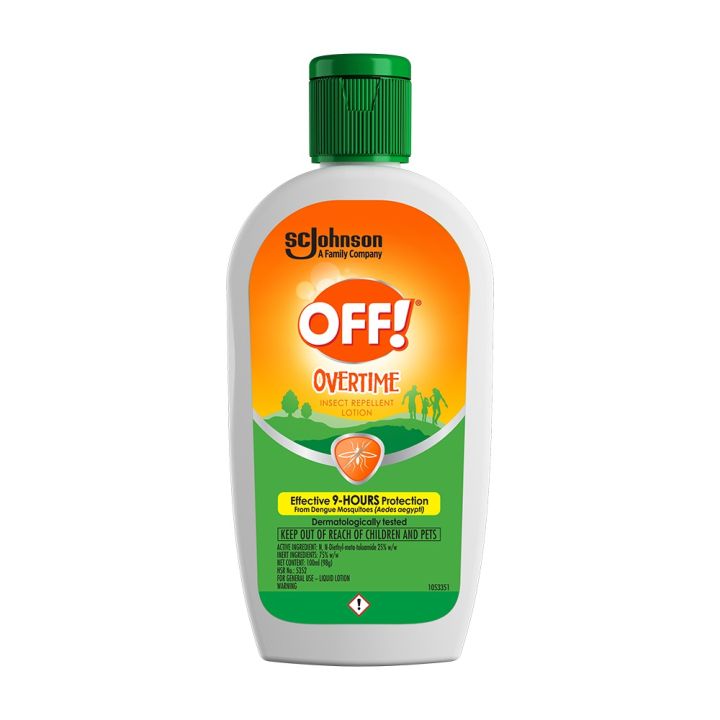 Off Insect Repellent Lotion Overtime 100ml | Lazada PH