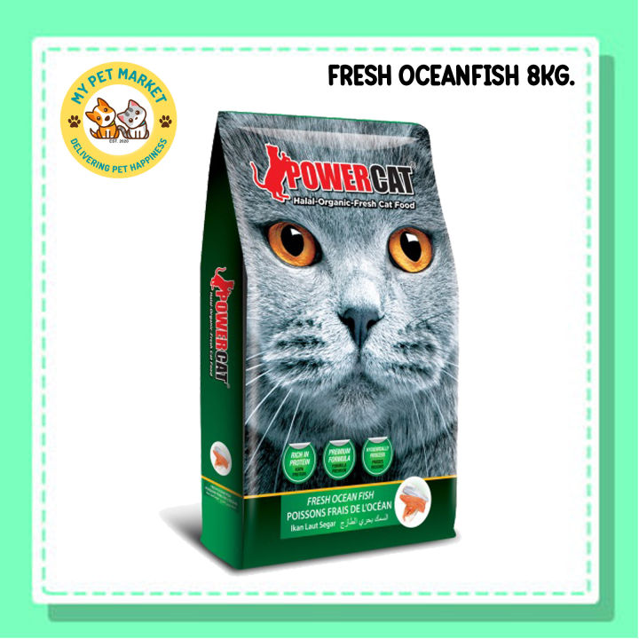 PowerCat Organic Cat Food Fresh Ocean Fish 8kg | Lazada PH