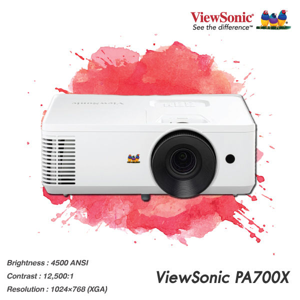 Projector Viewsonic PA700X__(XGA / 4500 ANSI Lumens) รับประกันเครื่อง 3 ...