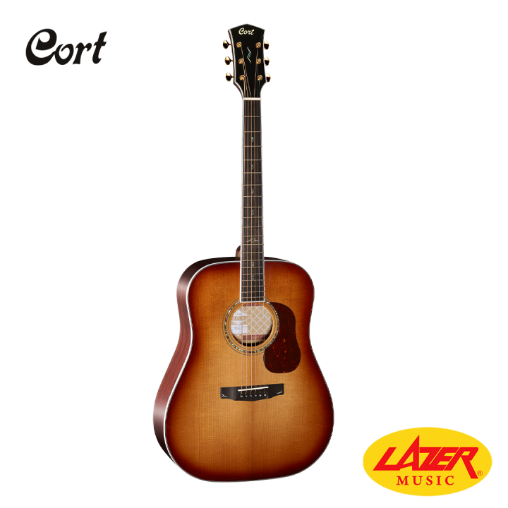 Cort GOLD-D8 Solid Sitka Spruce Top, Solid Pau Ferro Body, Ebony ...