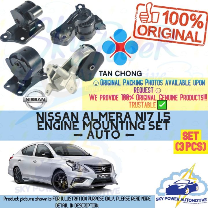 NISSAN ALMERA N17 1.5 (2012-2019) (AUTO) 100% ORIGINAL TAN CHONG (AUTOPLUS) NISSAN PARTS ENGINE ...