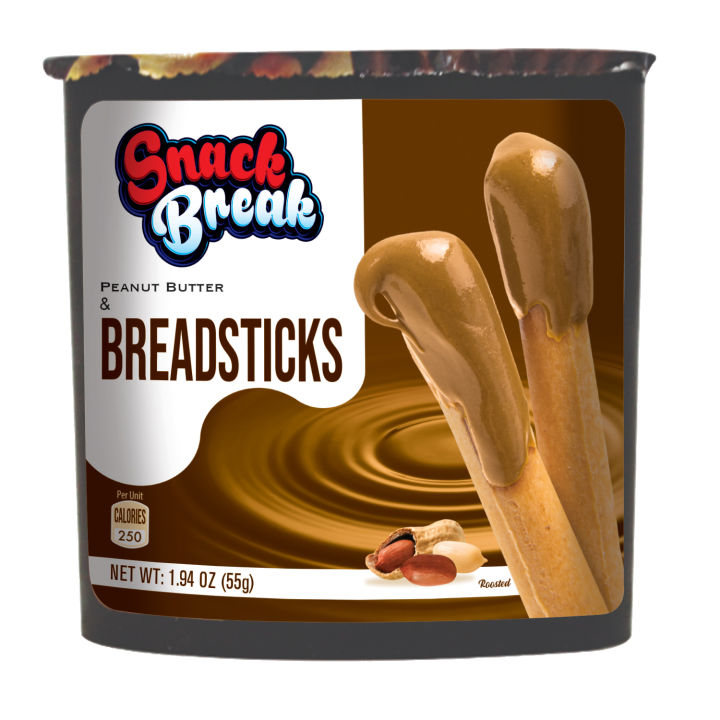 SNACK BREAK PEANUT BUTTER + BREADSTICKS 55GM | Lazada PH