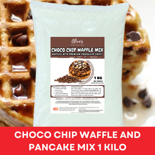 Choco Chip Waffle Mix (Waffles with Premium Chocolate Chips) - 1 Kilo ...