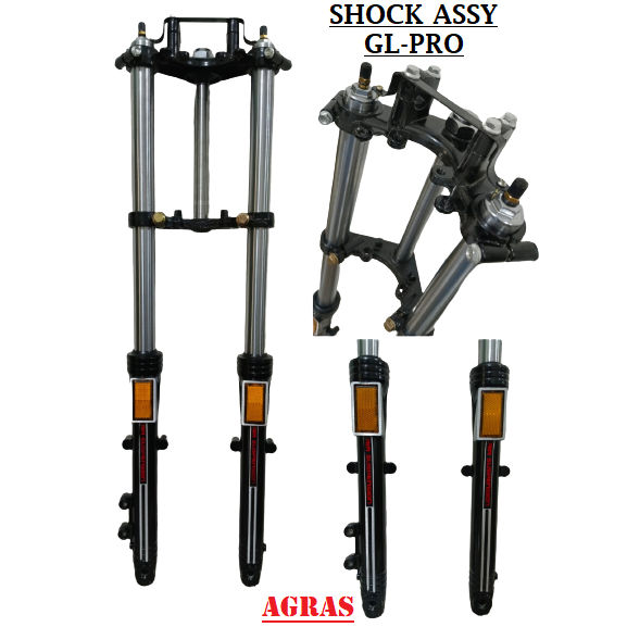 SHOCK BREAKER DEPAN ASSY GL PRO SKOK GL MAX MODEL STANDART FULL SET ...