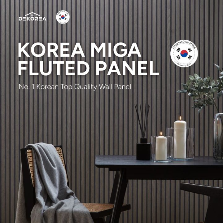 [Dekorea] Miga Korean Fluted Wall Panel Wall Decor Fluted Panel ...