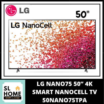 LG 50NANO75TPA NANO75 50’’ 4K SMART NANOCELL TV WITH AI THINQ® (2021 ...