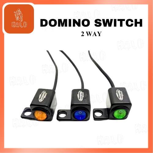 [HALO MOTOR] MOTORCYCLE DOMINO SWITCH 2 WAY COLORED | Lazada PH