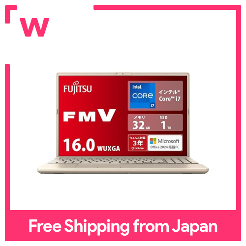 Fujitsu Laptop Japan FMV LIFEBOOK WA3/J3 (MS Office 2024/Win 11/16.0 ...