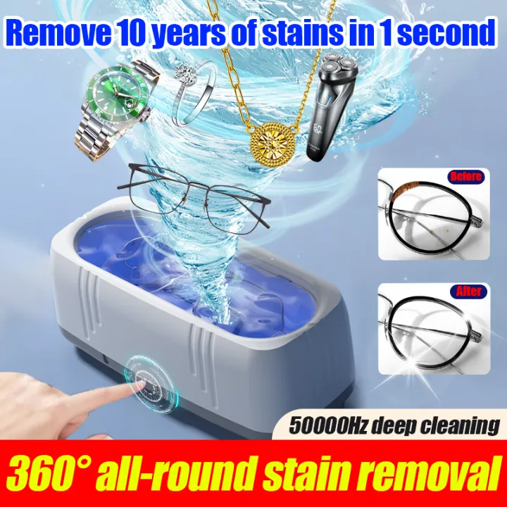 Remove 10 years of stains in 1S ultrasonic cleaner machine 360° all ...